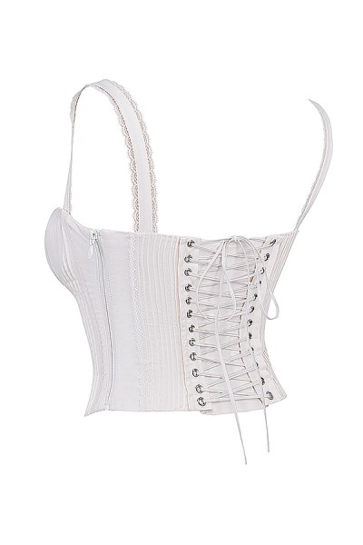 Gini White Lace Back Corset – Women's HOUSE OF CB Clothing Sale & Clearance